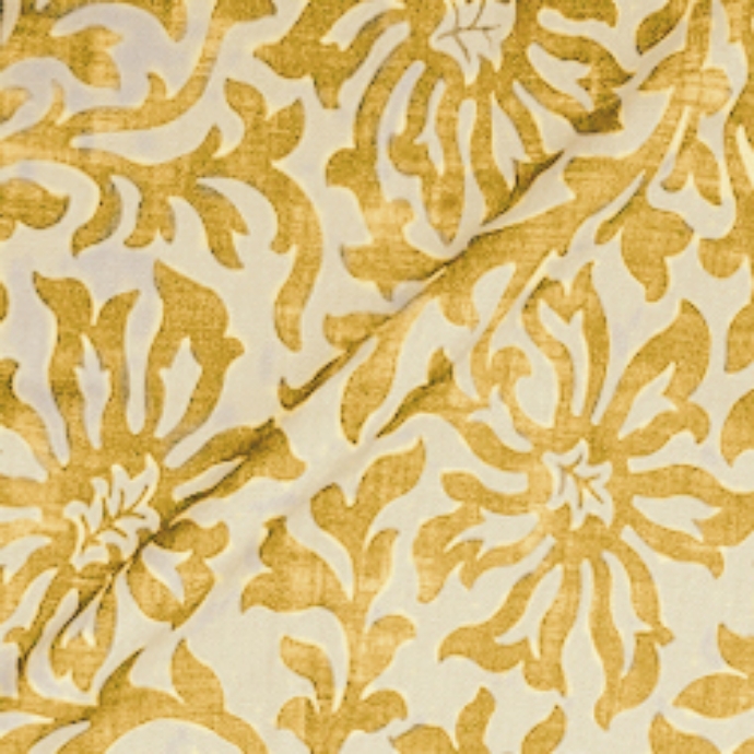 V&A Brompton Collection - Floral Scroll | Corn | Fabric | Exclusives ...