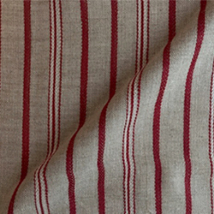 Carthorpe Woven Linen Stripe | Red | 100% Linen | S&S Exclusives ...