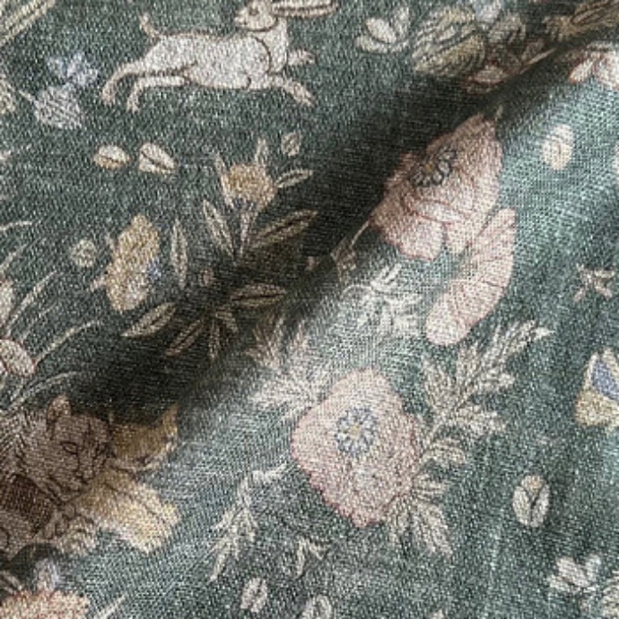 V&A Threads of India - Mughal Garden Safari | Hunter | Fabric | 67% ...