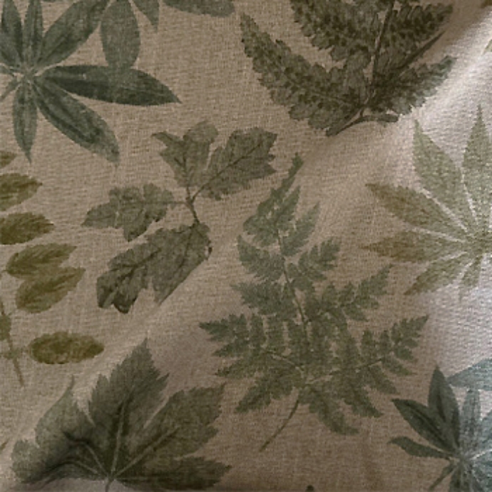 RHS Botanicals - Foliage | Spring Green | Linen Blend | S&S Exclusives ...