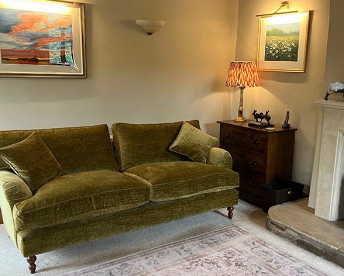 Alwinton 3 Seater Sofa | Antique Velvet Tobacco | Customer Photos ...