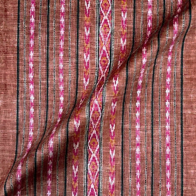 V&A Threads of India Opulent Velvets - Andhra Weave | Flame | Fabric ...