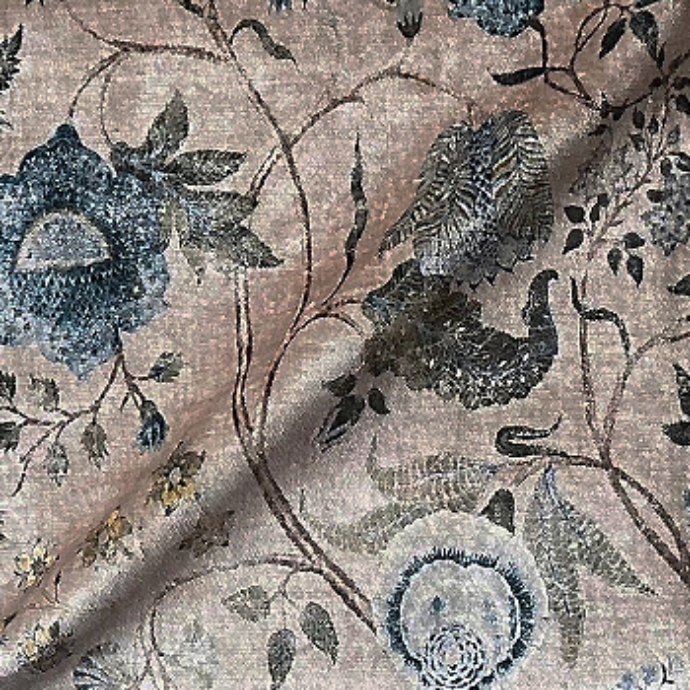 V&A Threads of India Opulent Velvets - Tree of Life | Powder Blue ...