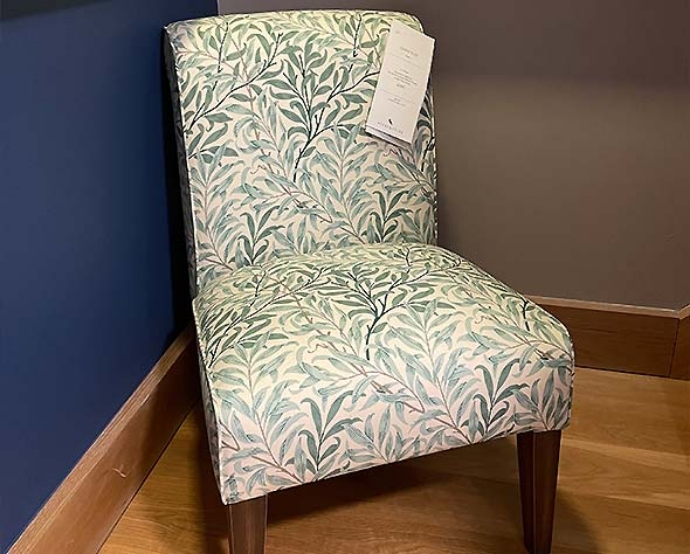 Harwood Chair | Morris and Co Willow Boughs Cream Pale Green | Outlet ...