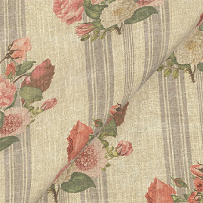 Spill Resistant RHS Etta's Bouquet | Sunset Stucco | Fabric | RHS / S&S ...
